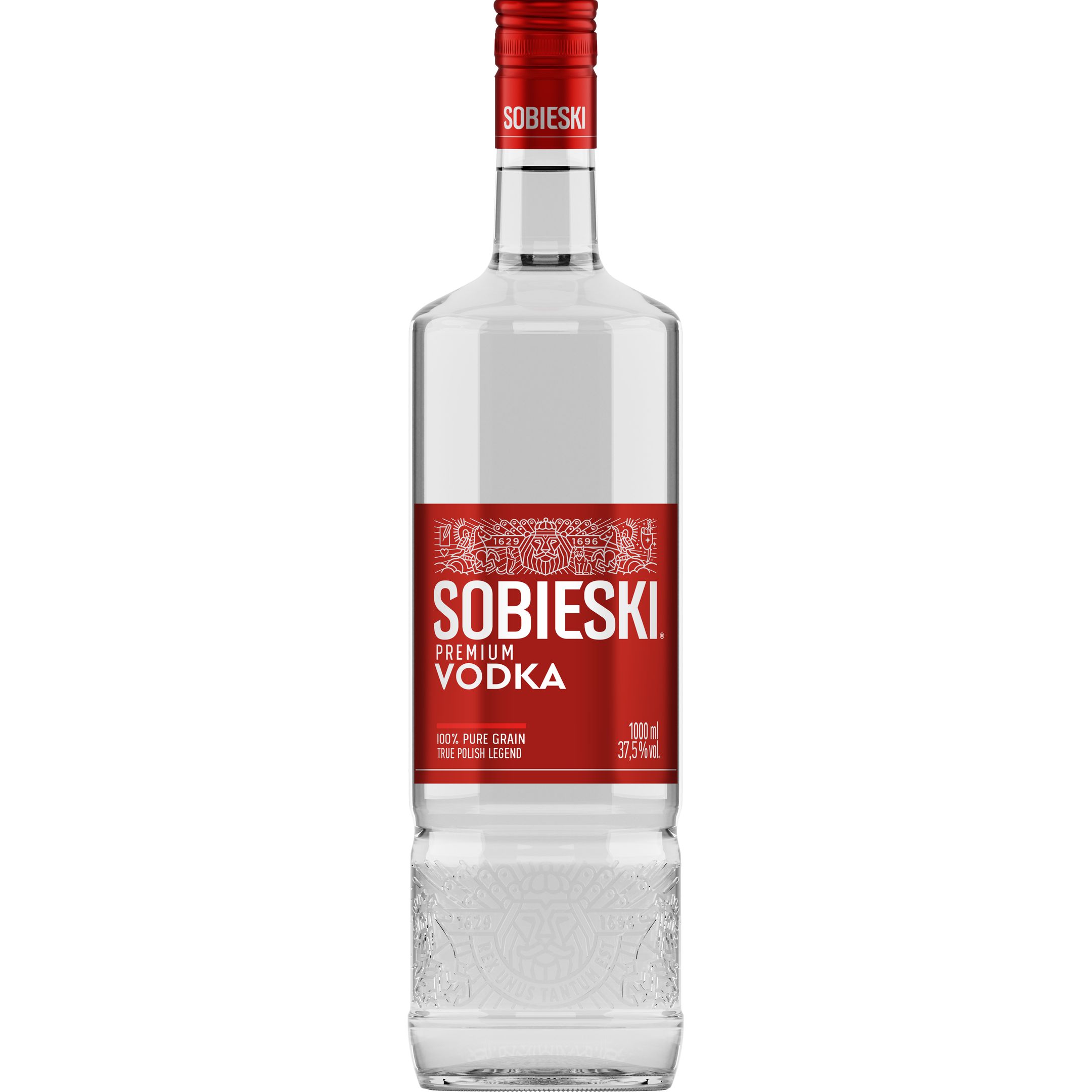 Водка Собиески червена 1 л.