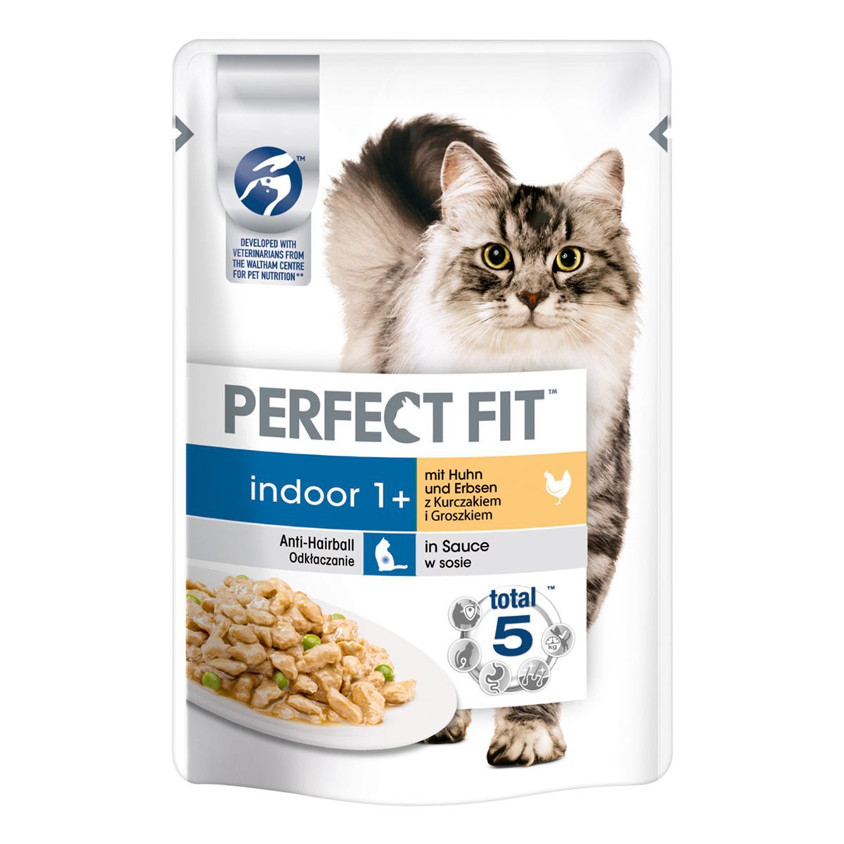 Perfect Fit indoor 0,085 пилешко и грах