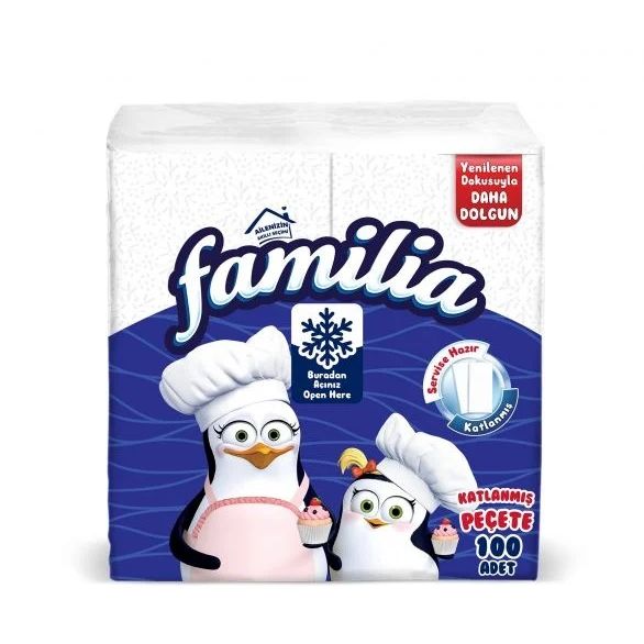 Салфетки Фамилия 100 бр. сгънати