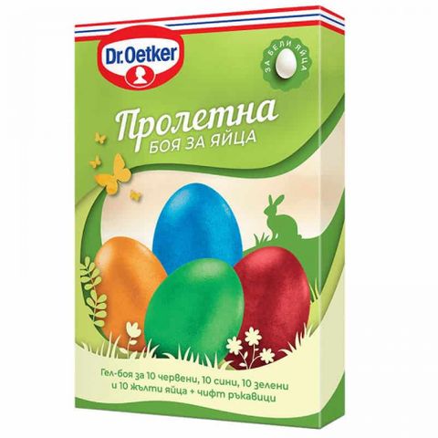Боя за яйца 4 цвята Пролетна Д-р Йоткер